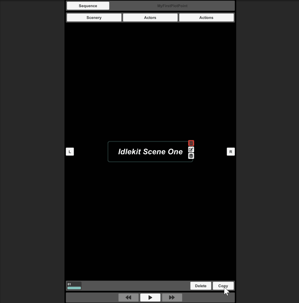 Your First Plot Point | IdleKit Documentation